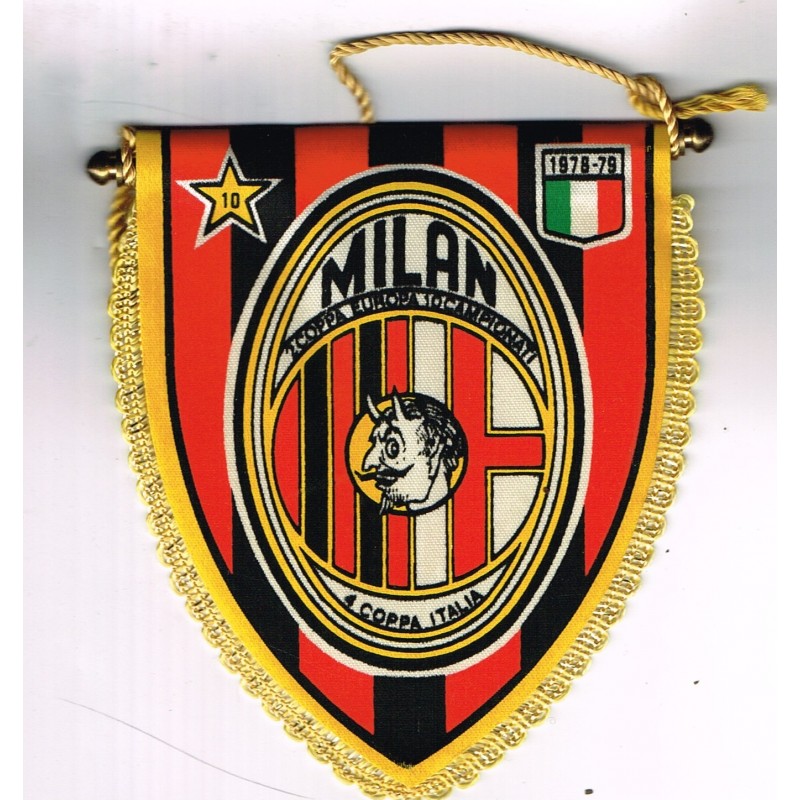 FANION MILAN 1978-79 - B. AIRES 1969 - WEMBLEY 1963 - MADRID 1969