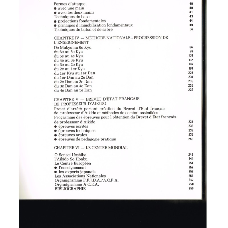 LIVRE DE SPORT : AIKIDO - METHODE NATIONALE - Nobuyoshi TAMURA